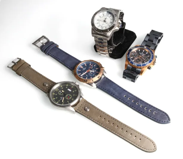 4 Carly Rex men's watches. Collection samples. (4) | Barnebys