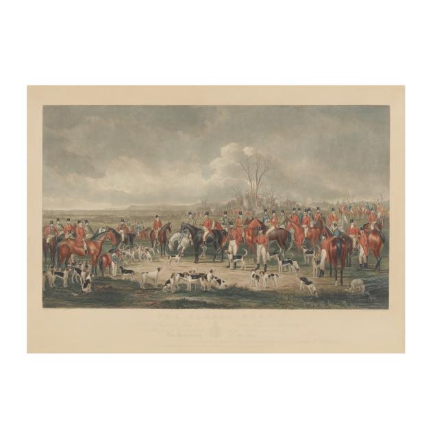 After Anson A. Martin (English, fl.1840-1861), The Bedale Hunt | Barnebys
