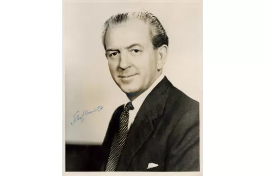 John Clements (1910-1988), a 10x8 inch photo signed in fountain pen ...