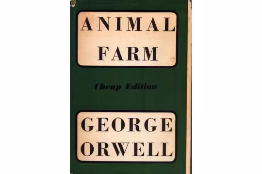 Animal Farm (cheap edition) by George Orwell hardback book. We combine ...