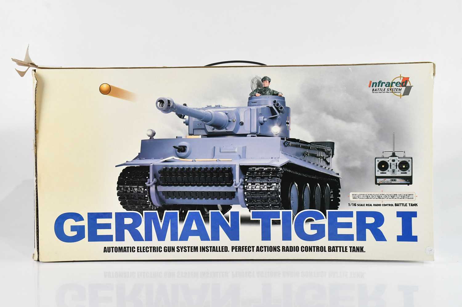 A boxed German Tiger I automatic electric gun system remote control ...