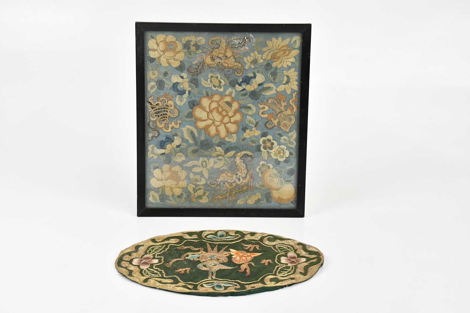 A Chinese silk embroidery | Barnebys