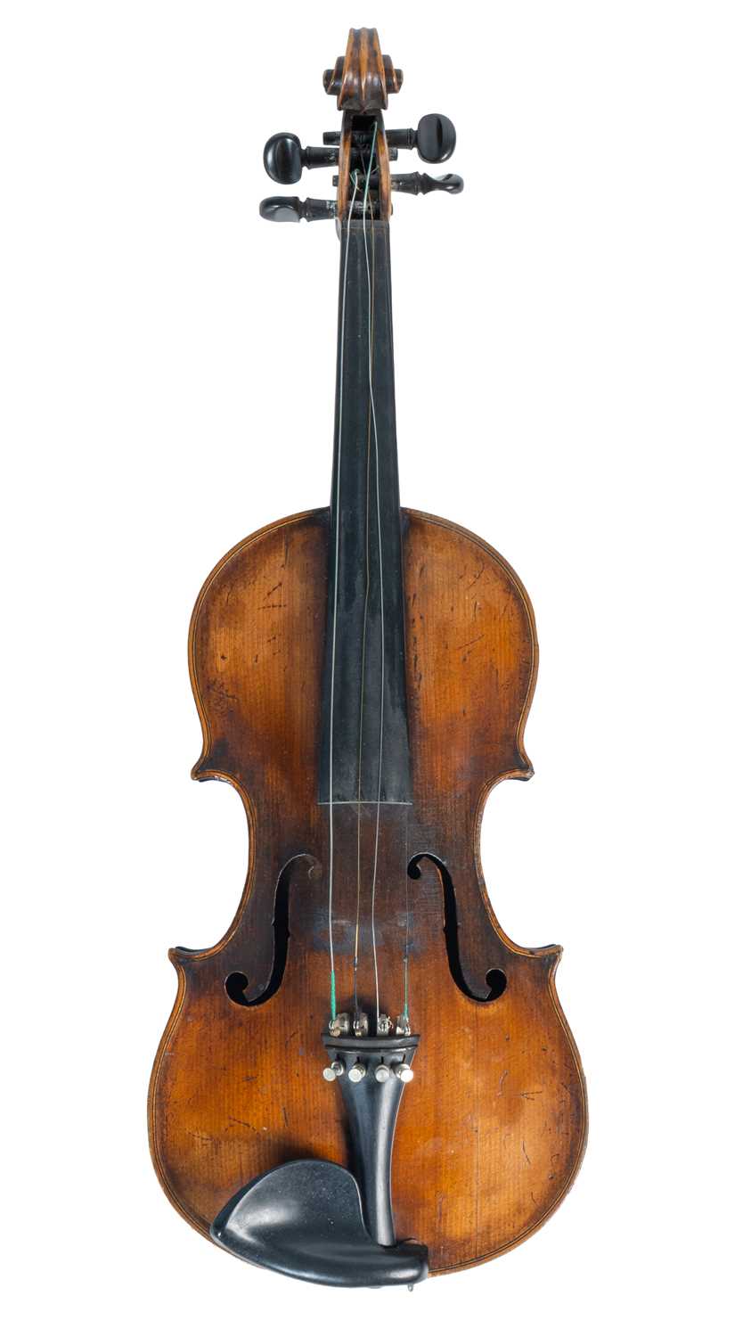 A 19th century violin with two piece back | Barnebys