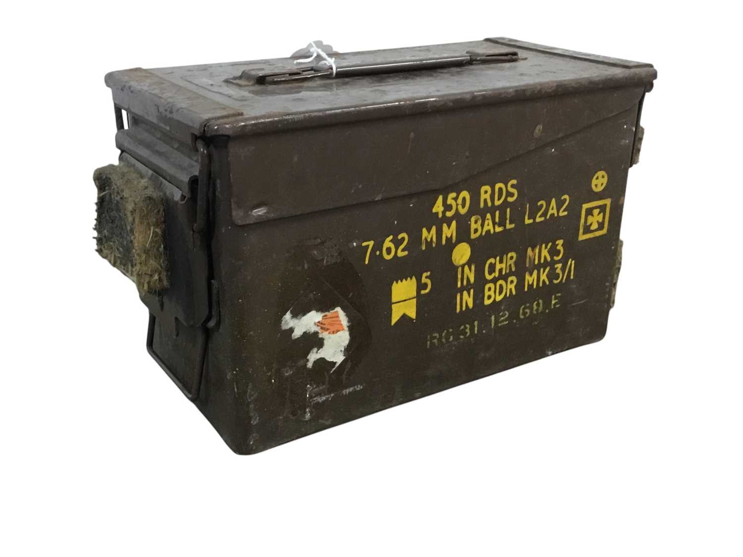 BRITISH MILITARY ISSUE AMMUNITION BOX | Barnebys
