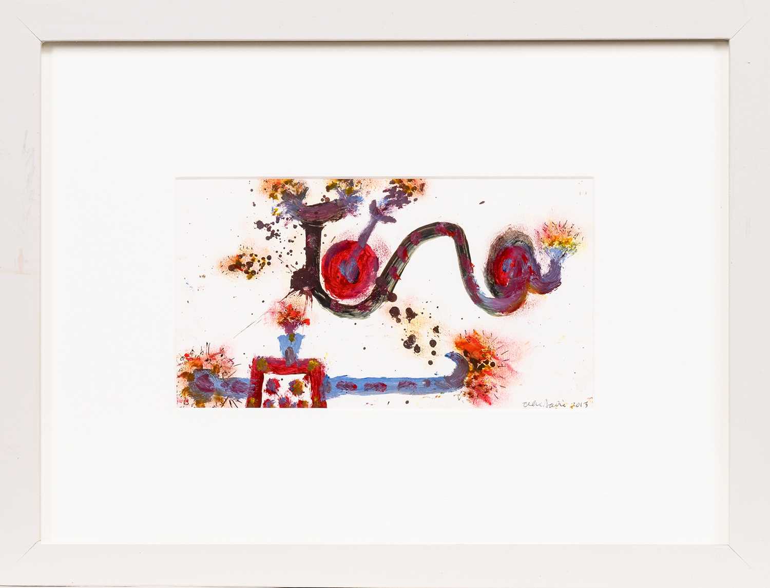 * ALAN DAVIE CBE RA HRSA RWA (SCOTTISH 1920 - 2014) UNTITLED OPUS 09. ...