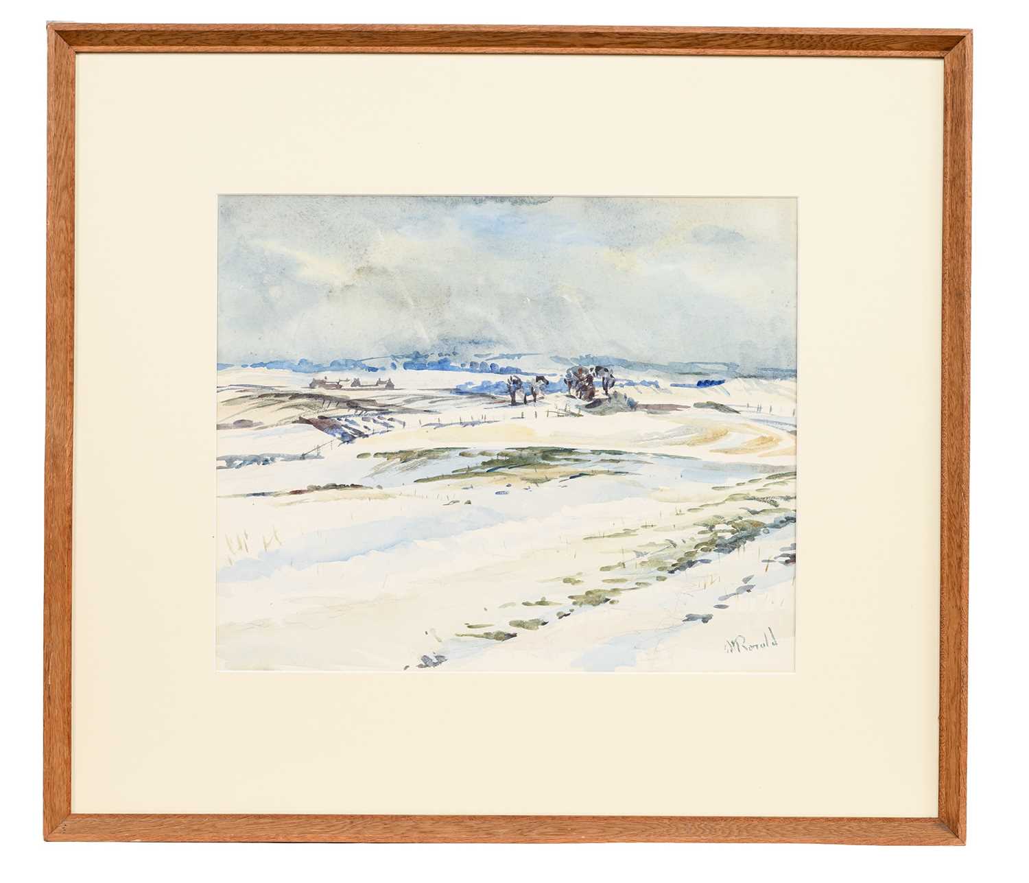 * ALAN IAN RONALD RSW (SCOTTISH 1899 - 1967) WINTER SCENE NEAR ...