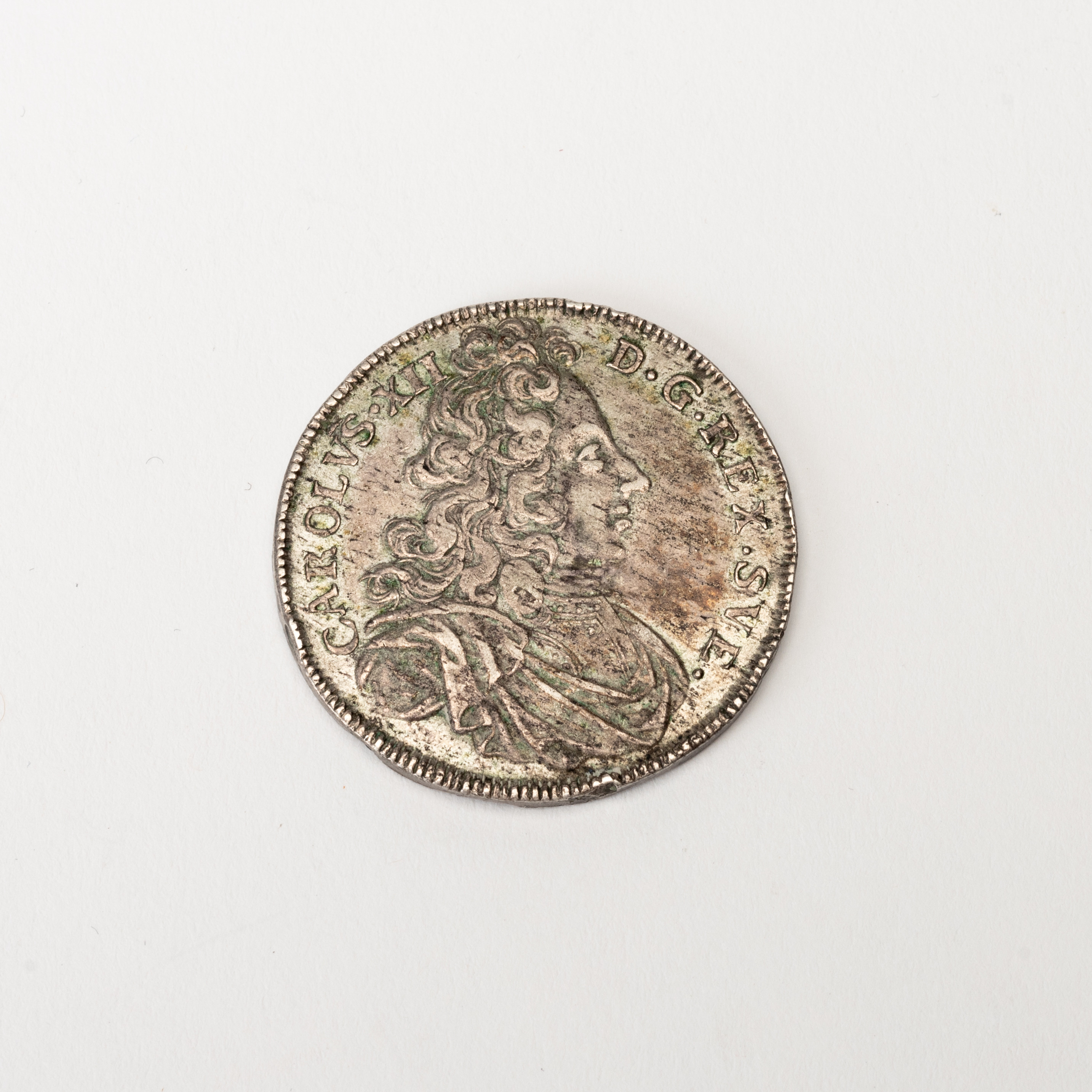 MYNT, 4 mark, silver, Karl XII, Sverige, 1700. | Barnebys