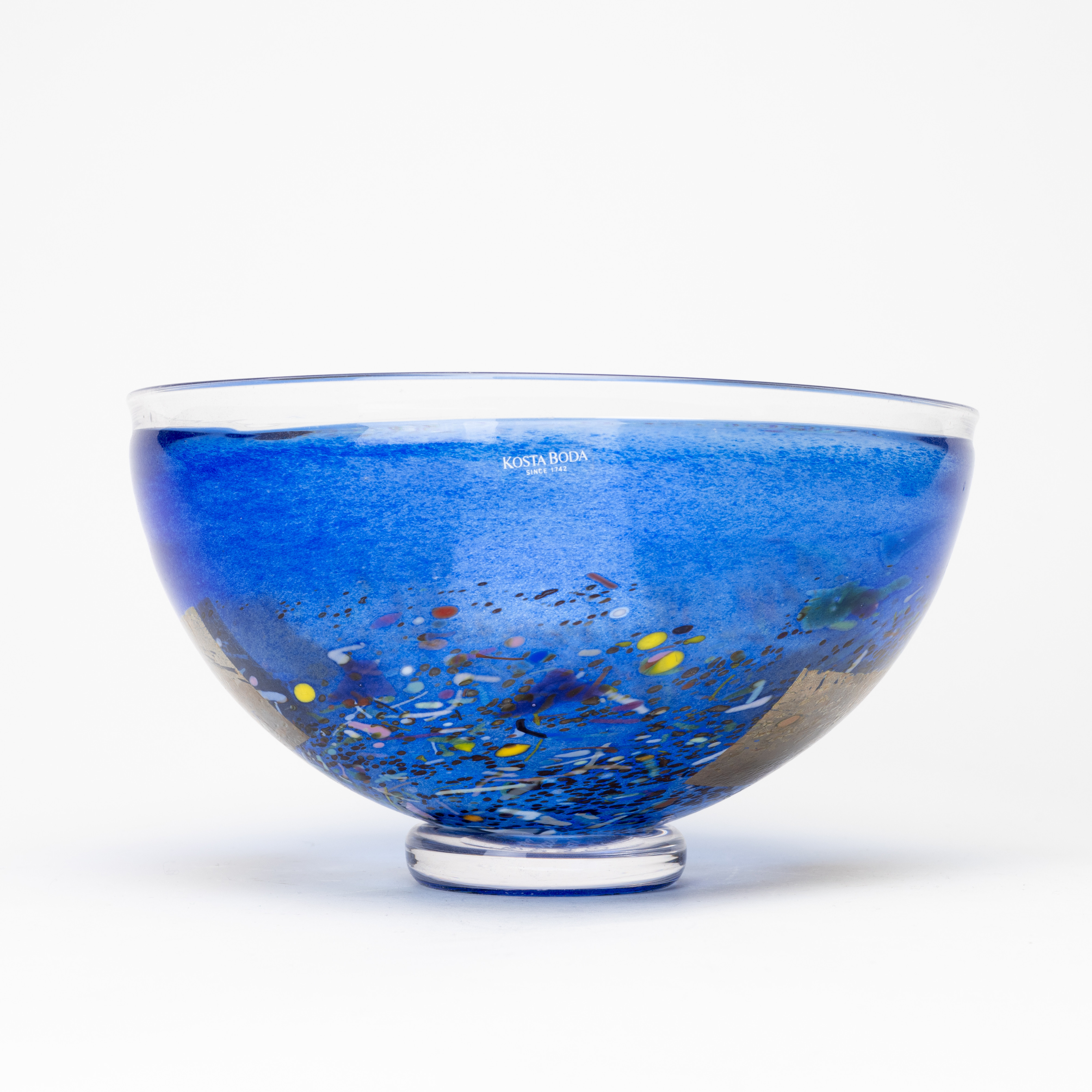 BERTIL VALLIEN. Skål, glas, "Satellite", Artist Collection, formgiven ...