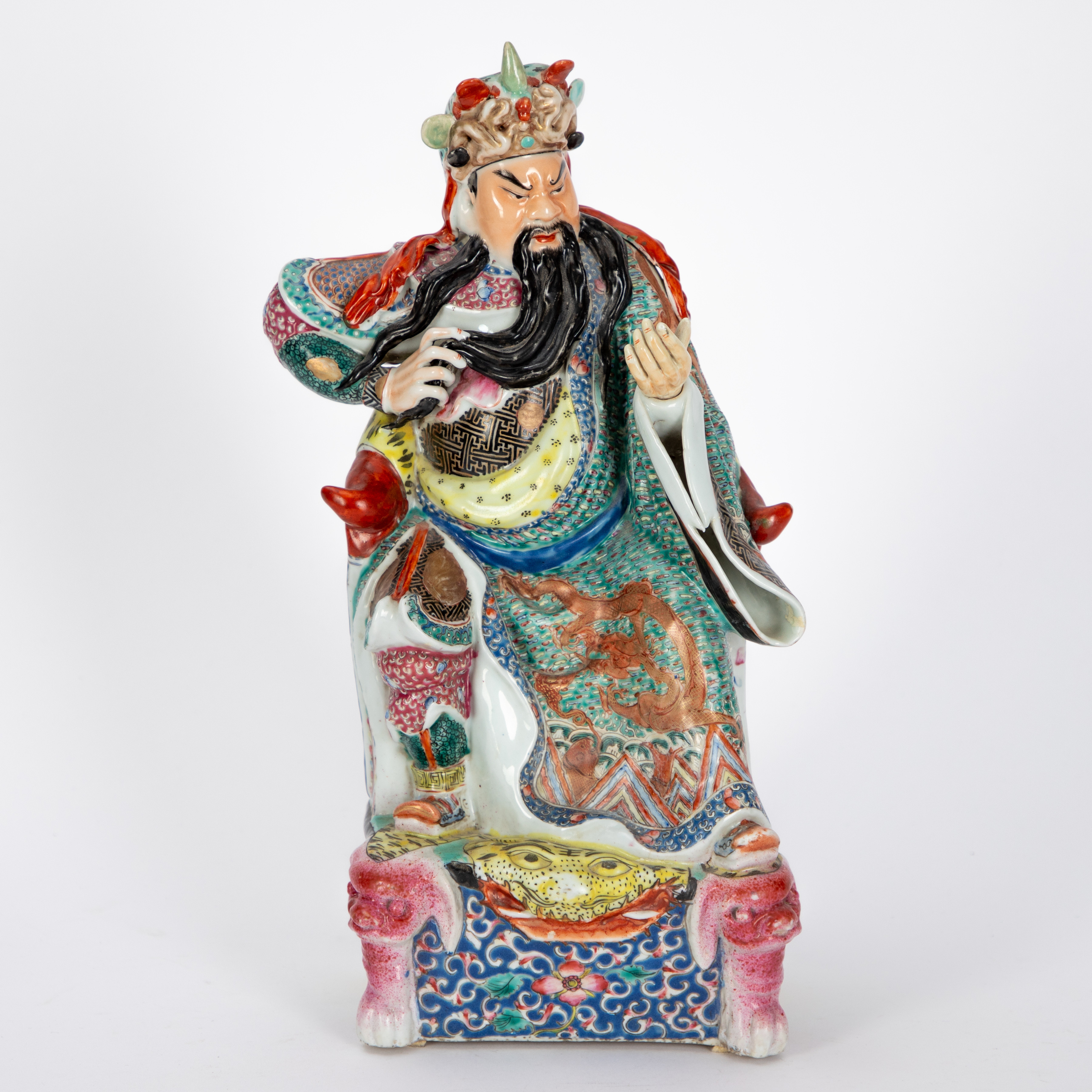 Chinesischer General "Guan Yu" als Kriegsgott "Guan Di", China ...