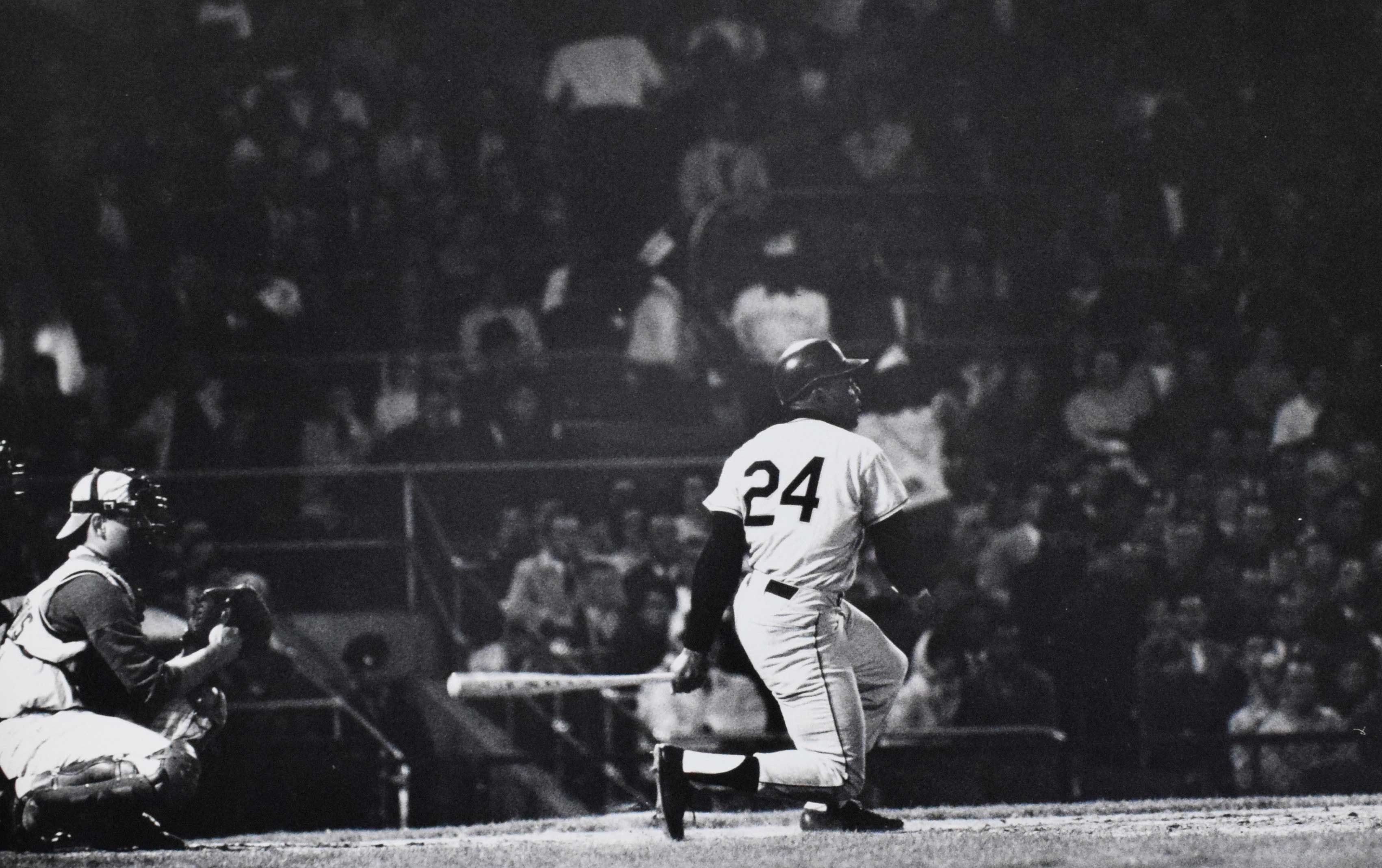 1964 Willie Mays large format photograph by Tony Triolo for Life | Barnebys