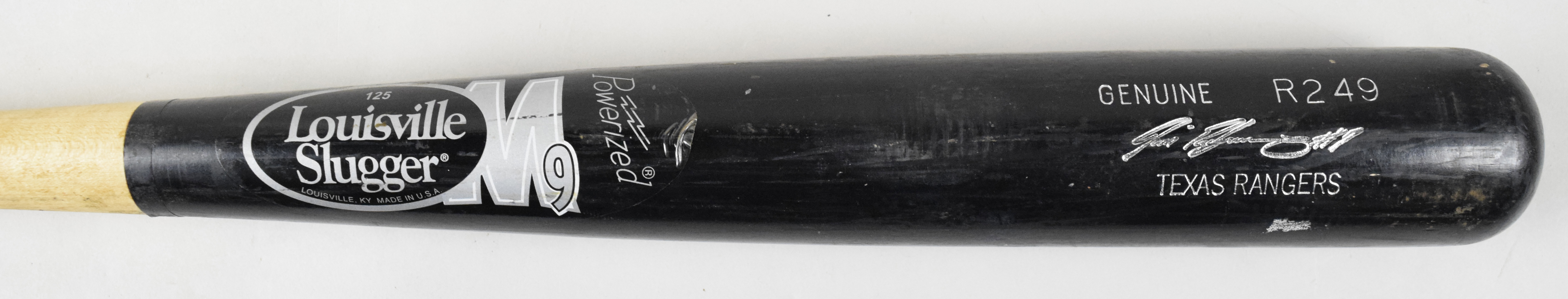 2009 Ivan Rodriguez game used baseball bat (EX outstading use) | Barnebys