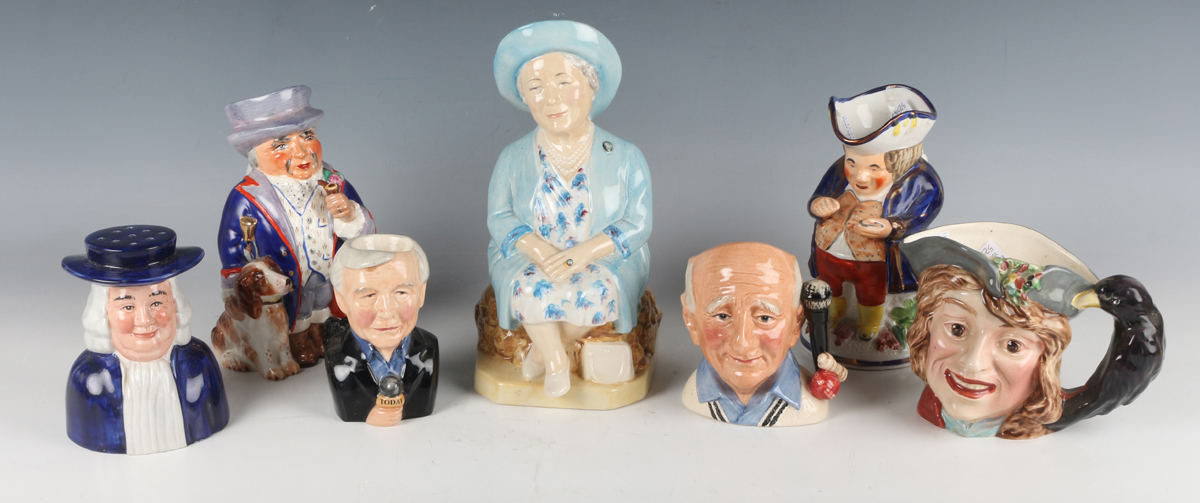 A Kevin Francis limited edition Toby jug The Queen Mother, modelled ...
