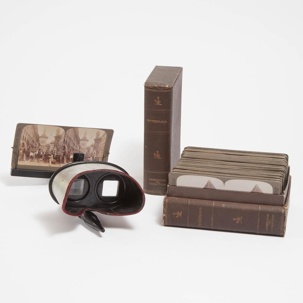 Victorian Stereoscope and a Set of 'Switzerland' Slides by Underwood ...