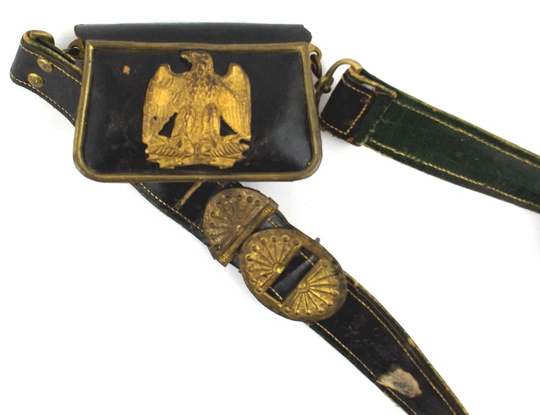 French Napoleonic calvary cartouche box | Barnebys