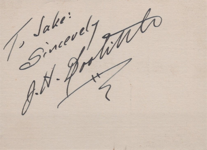 Jimmy Doolittle and Charles Rosendahl Signed Cards | Barnebys