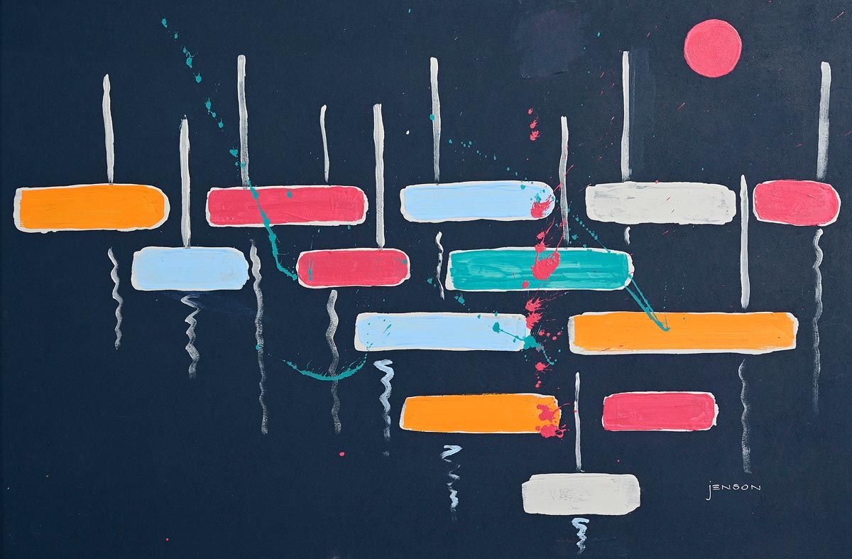 Andrew Jenson (20th/21st Century) Antibes Moon | Barnebys