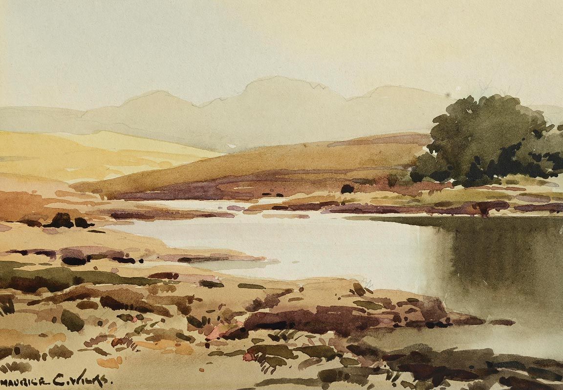 Maurice Canning Wilks (1911-1984) The Lackagh River, Donegal | Barnebys