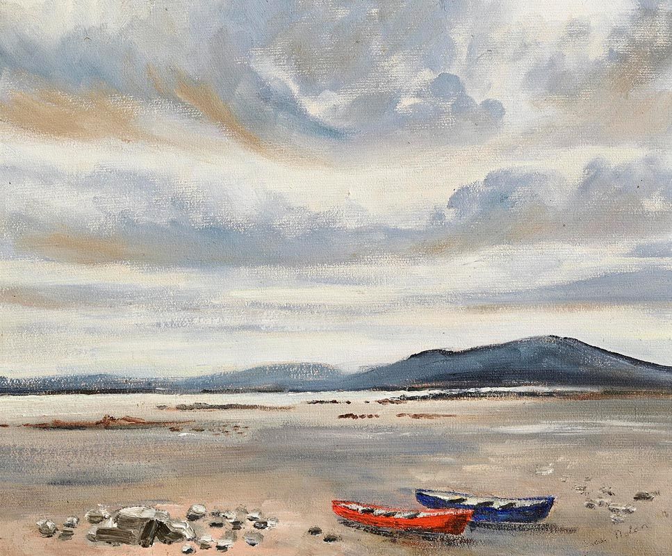 Joan Nolan (20th/21st Century) Nephin Mountain from Lough Conn, Co ...