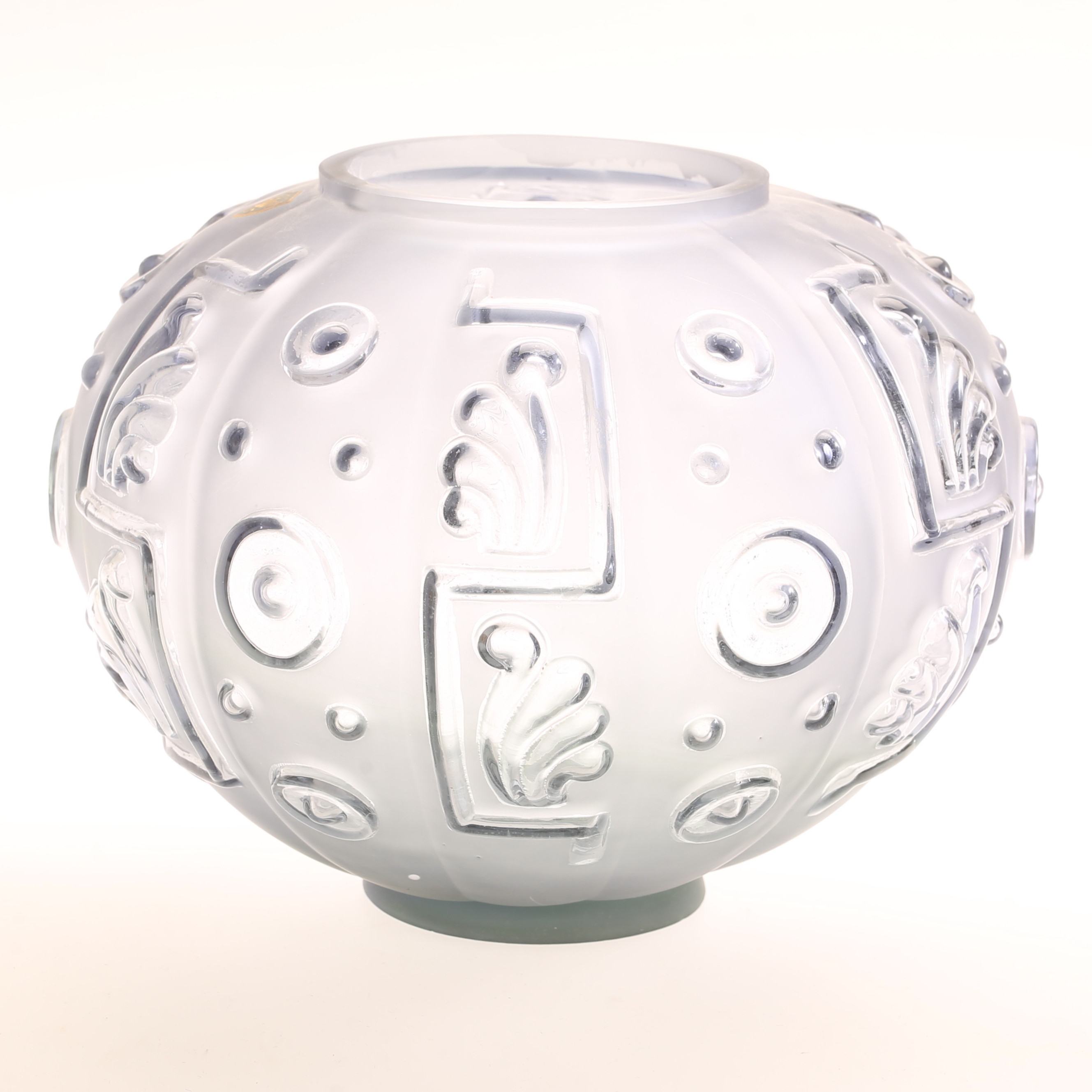 EDVIN OLLERS. Vas, "EOL", Art Deco, Elme Glasbruk, 1930-tal. | Barnebys