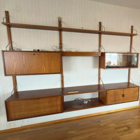 HYLLSYSTEM, teak, Ingolf Bahus, Gusten Bahus Eftr. A/S, Norge, 1950/ ...