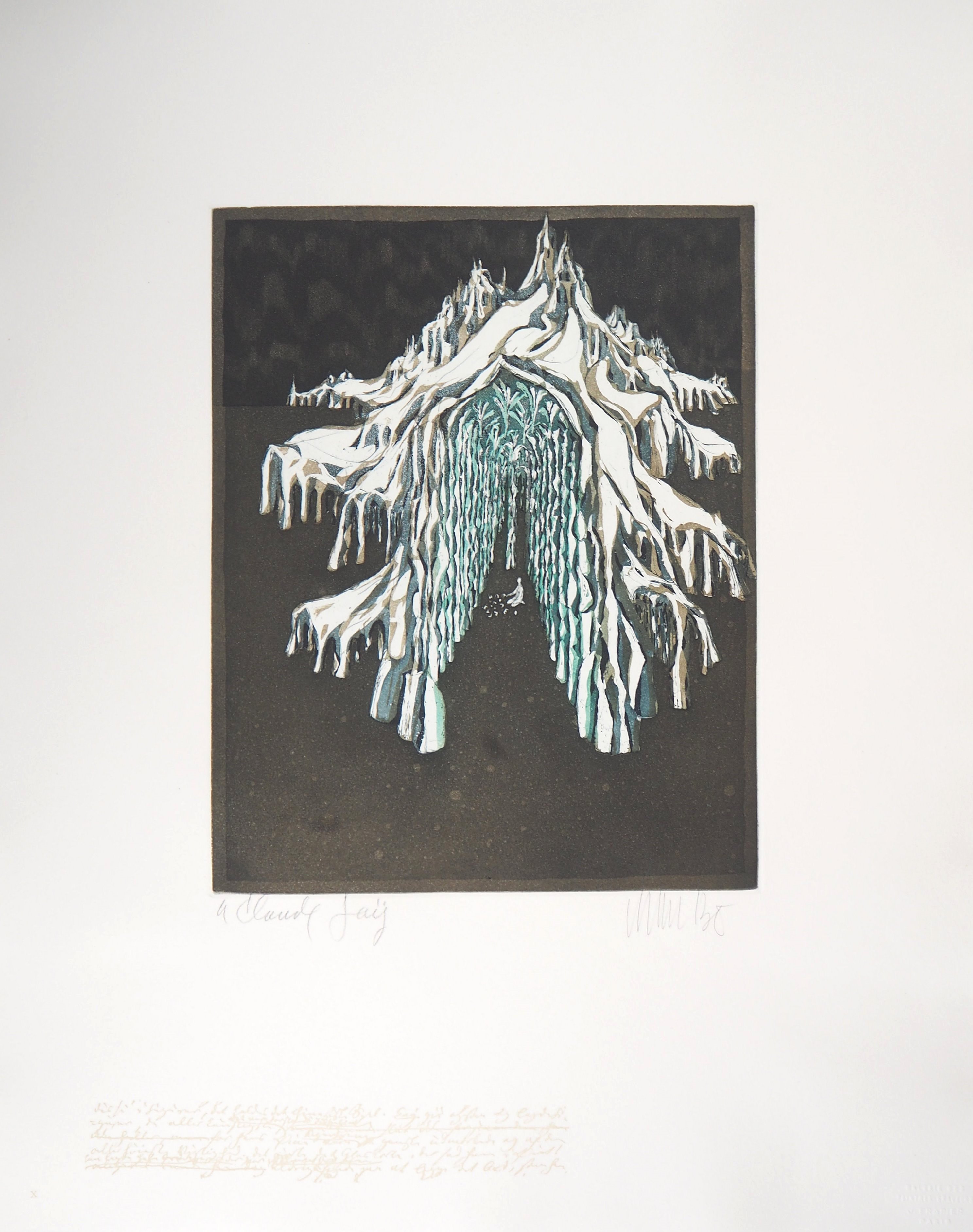 Lars BO : Le Palais de la reine des neiges, 1969 - Gravure originale ...