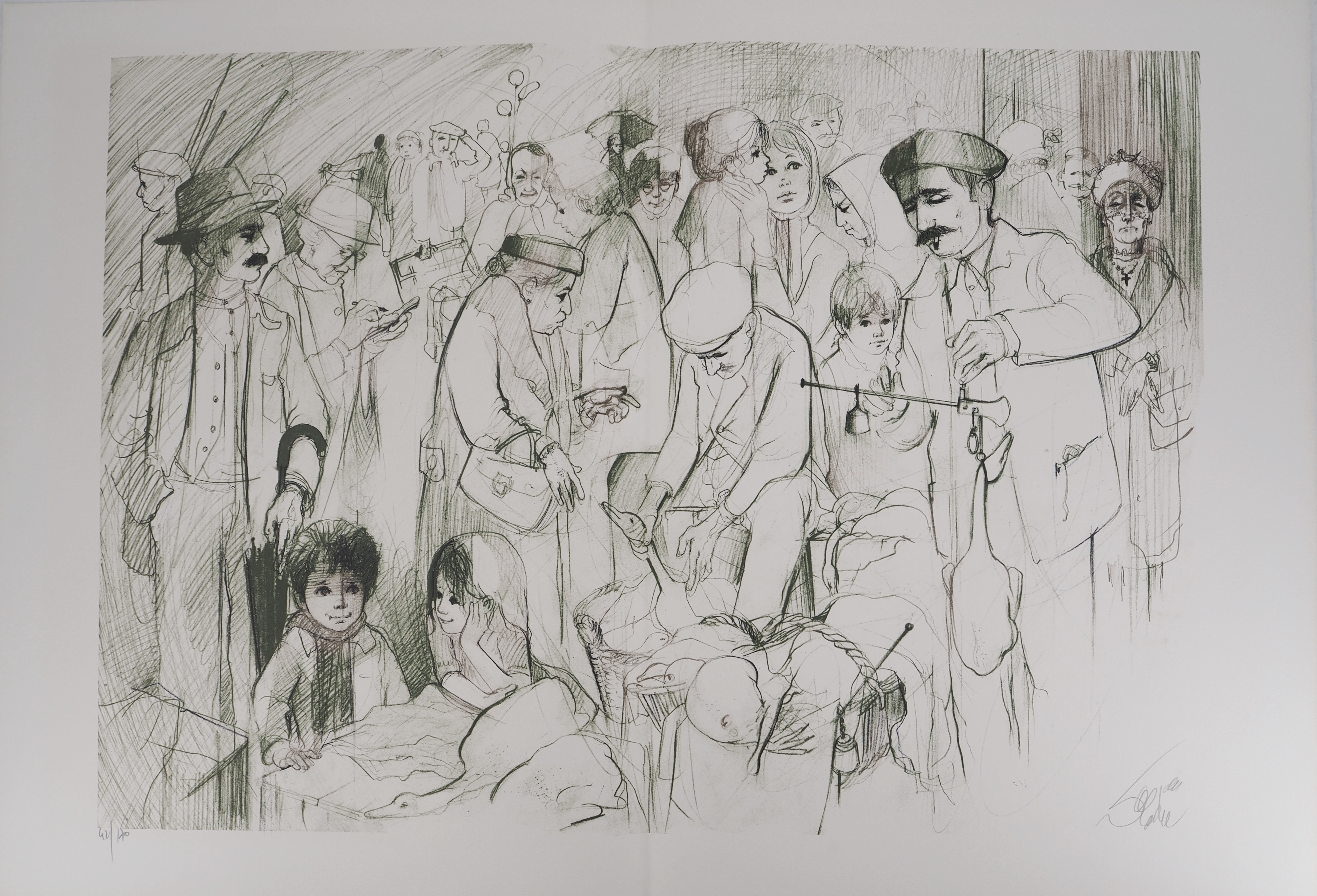 Jean Baptise VALADIÉ - Scène de vie entre Limoge et Brive, 1977 ...