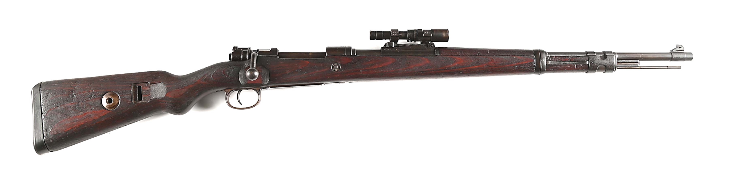 (C) SS CONTRACT SINGLE RUNE STEYR K98 MAUSER ZF41 SNIPER RIFLE. | Barnebys