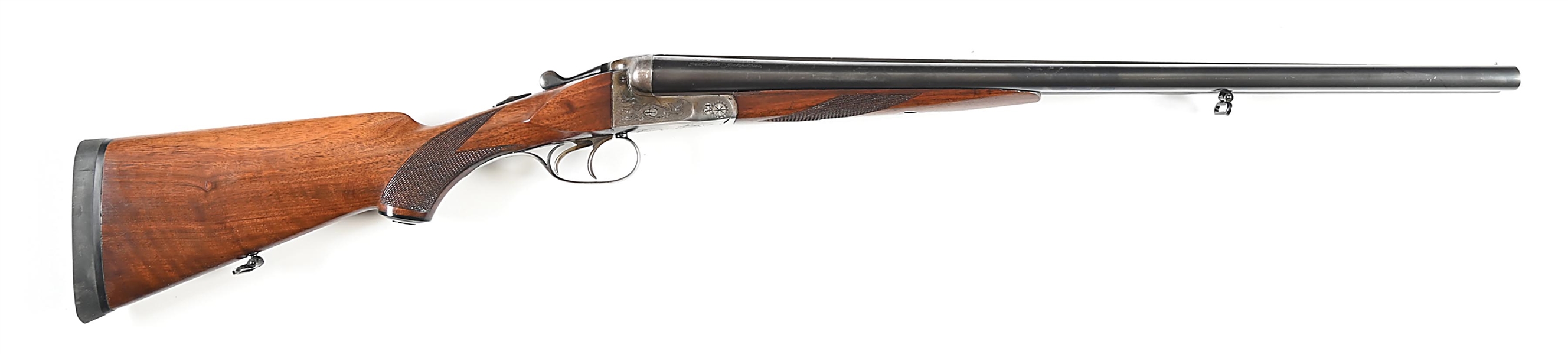 (C) J.P. SAUER & SOHN SIDE BY SIDE 12 GAUGE SHOTGUN. | Barnebys