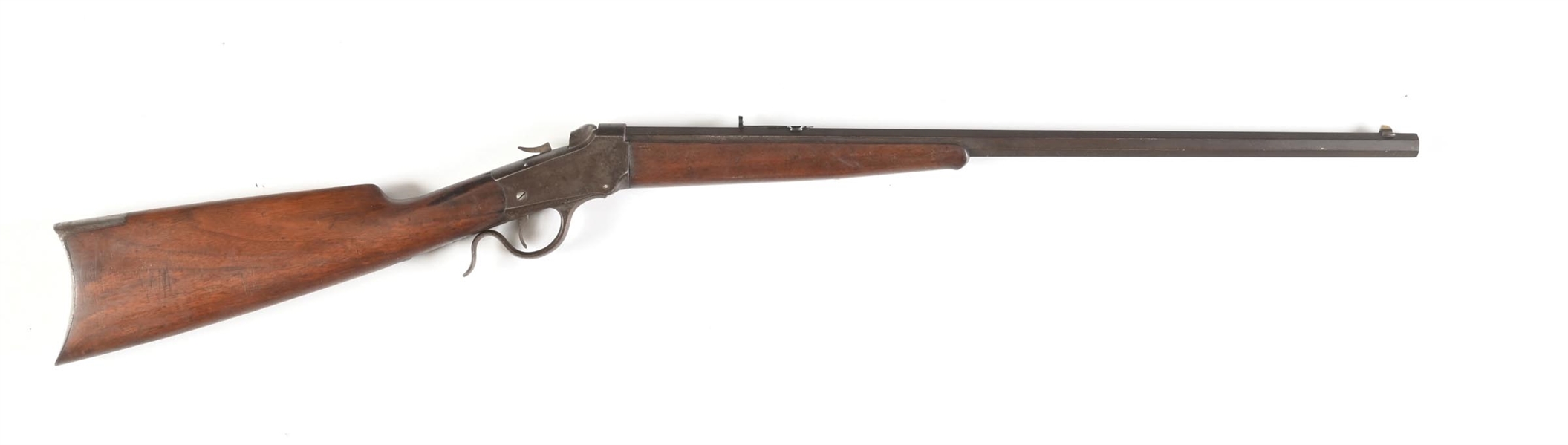(A) WINCHESTER MODEL 1885 LOW WALL SINGLE SHOT RIFLE IN .22 SHORT ...