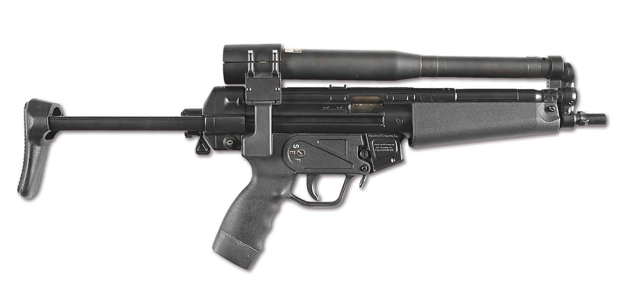 (N) FLEMING FIREARMS MP5 MACHINE GUN WITH LASER SIGHT (FULLY ...