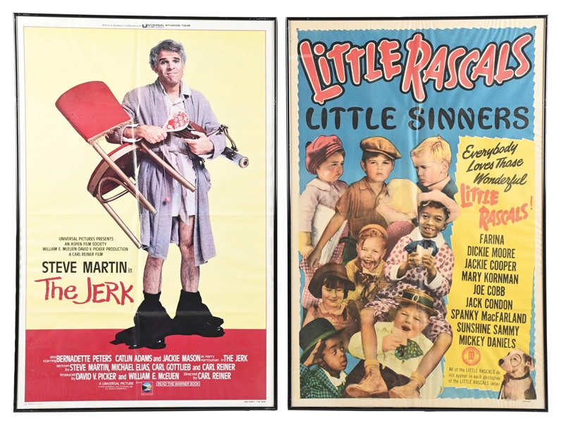 COLLECTION OF 2 STEVE MARTIN "THE JERK" AND "LITTLE RASCALS" MOVIE ...