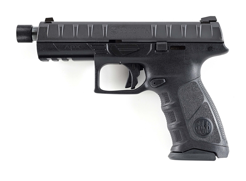 (M) BERETTA APX 9MM SEMI-AUTOMATIC PISTOL WITH CASE AND THREADED BARREL | Barnebys