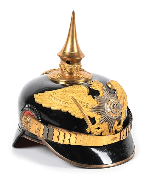 IMPERIAL GERMAN PRUSSIAN GUARD OFFICER'S PICKELHAUBE. | Barnebys