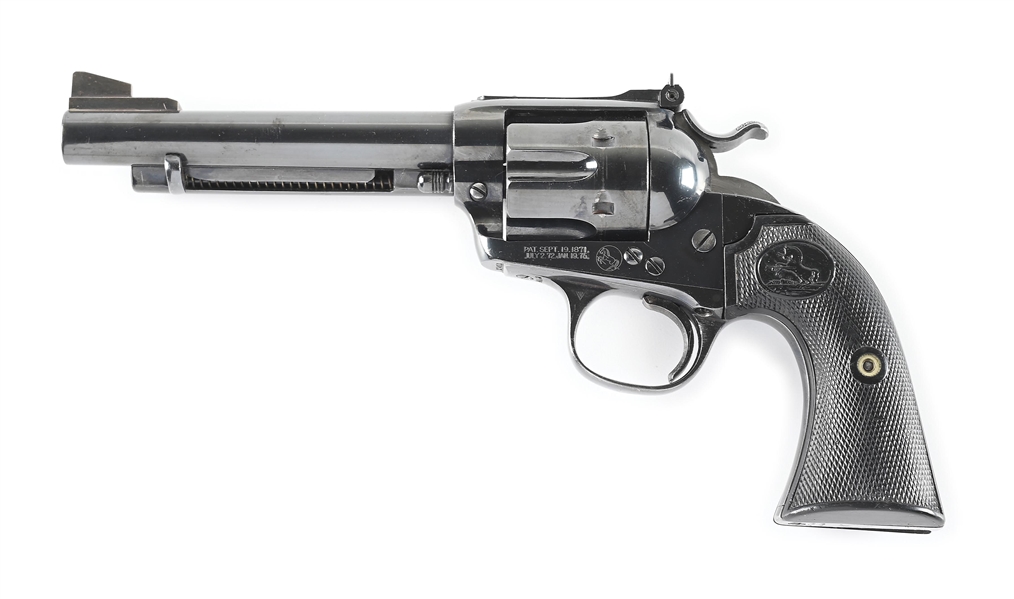 (C) CONVERTED COLT BISLEY SINGLE ACTION ARMY REVOLVER TO .22 HORNET ...