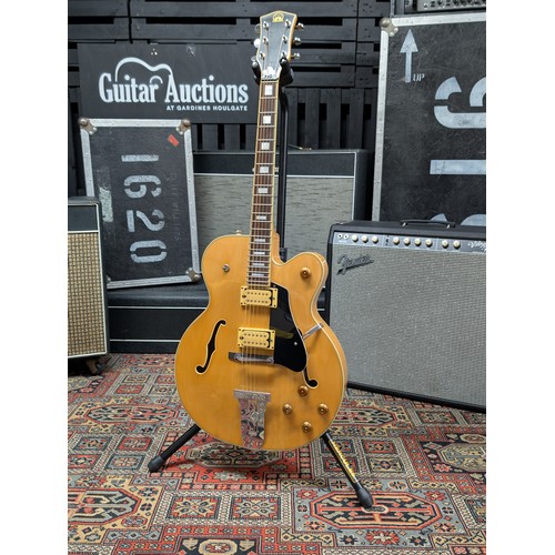 1980s Hondo HL5FBB Fat Boy hollow body electric guitar, made... | Barnebys