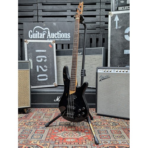 Dean DB91 active bass guitar; Body: black finish, heavy scra... | Barnebys