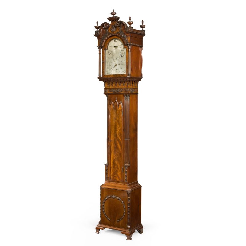 A Mahogany Long Case ‘tide’ Clock | Barnebys