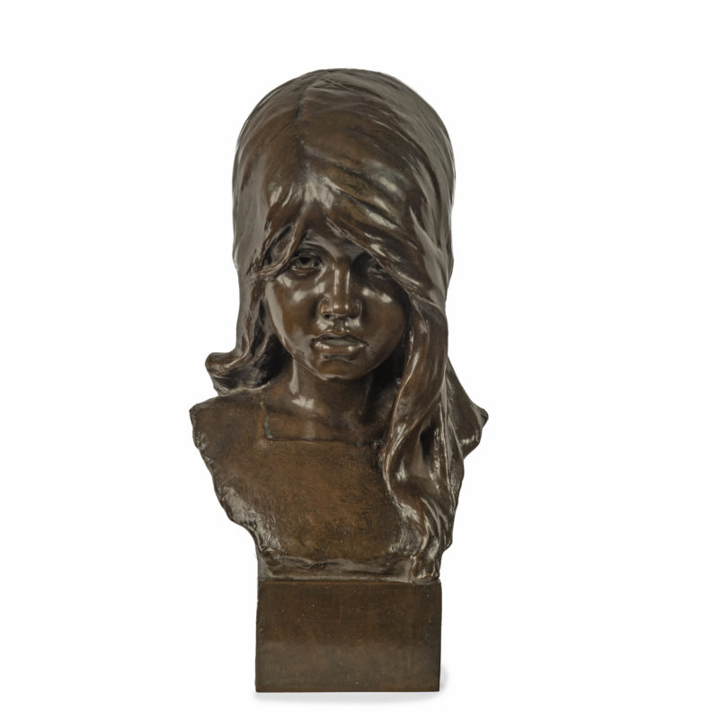 A charming bust of a child’s head by Edwin Whitney-Smith, dated 1910 ...