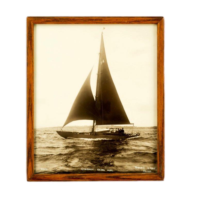 An original Photographic print of the Bermudian yacht Clodagh on ...