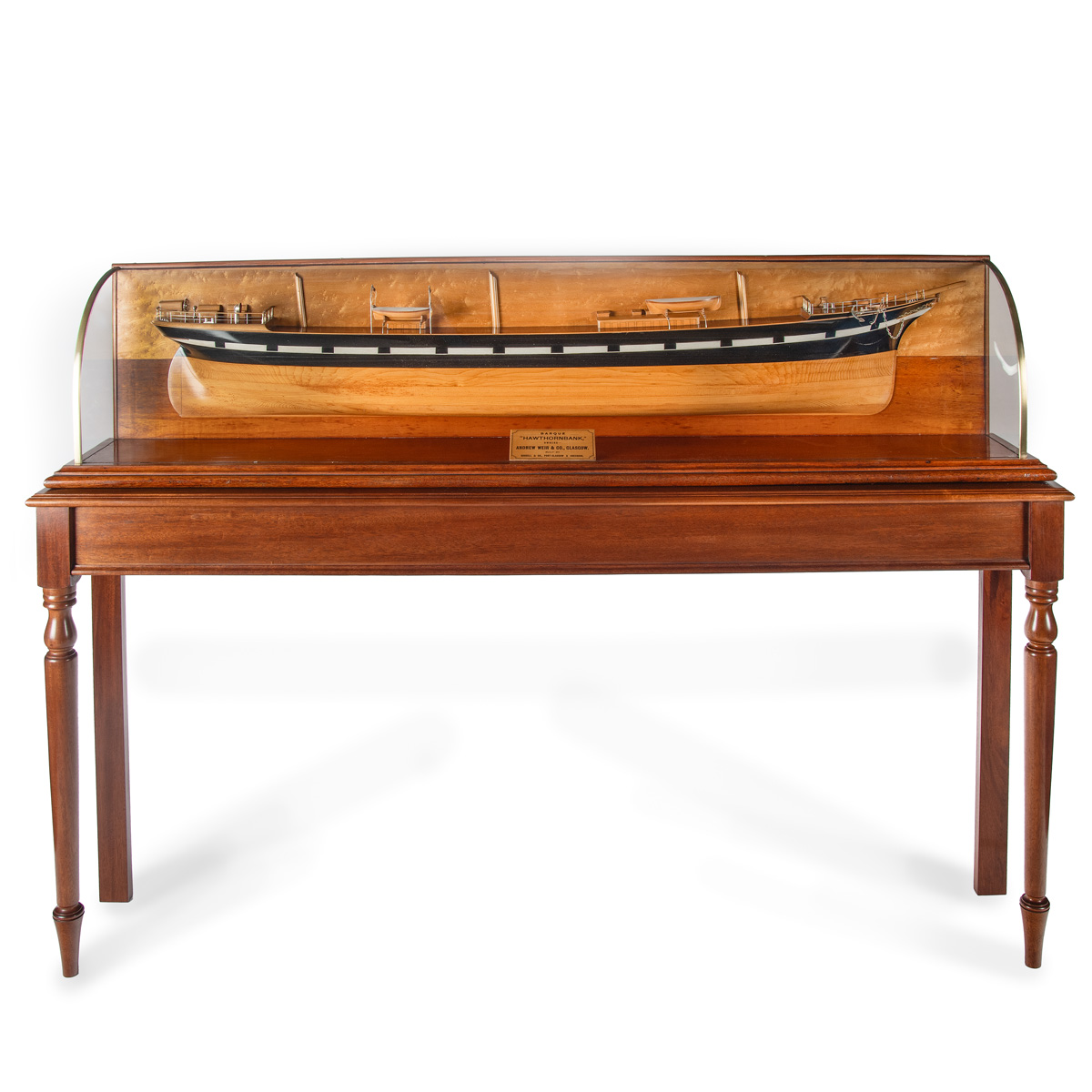 A Fine Presentation Half Hull Model of the Hawthornbank, launched ...