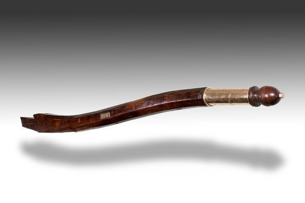 A large elm tiller from the Brixam fishing trawler ‘Provident’ | Barnebys