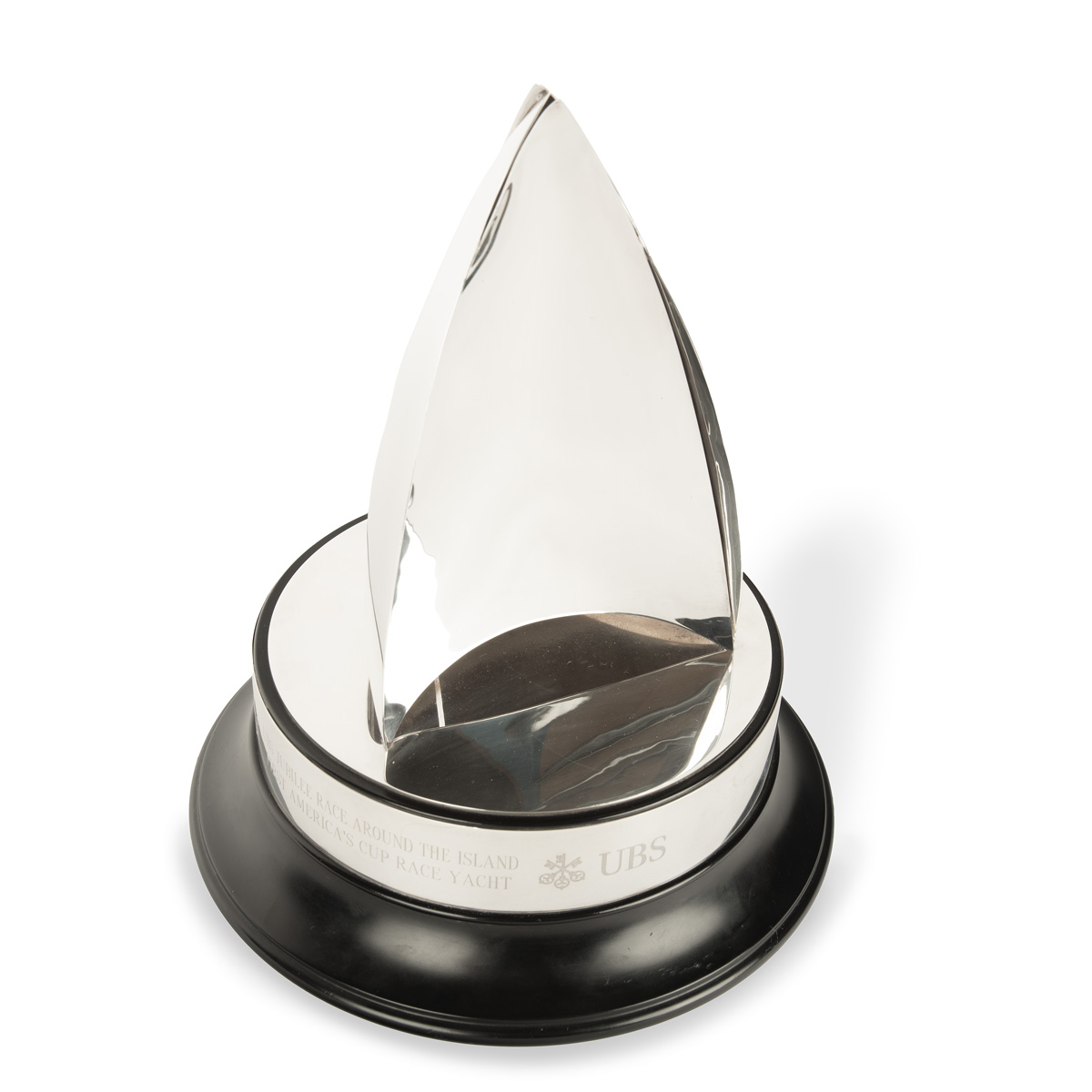 The UBS America’s Cup Jubilee Race solid silver trophy by Theo Fennell ...
