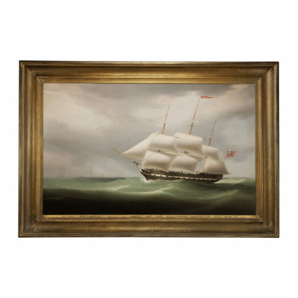 Lady Macnaghten off the Eddystone Lighthouse by William John Huggins ...