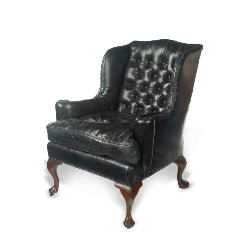 A large George III wing arm chair | Barnebys