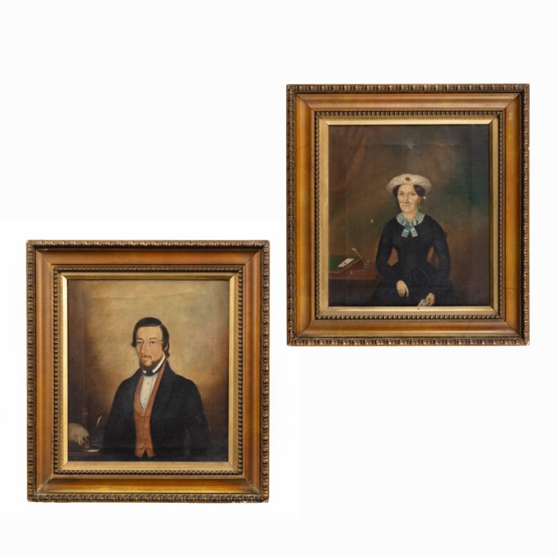 Royal Naval Surgeon Robert Prideaux and his wife Mary Ann | Barnebys