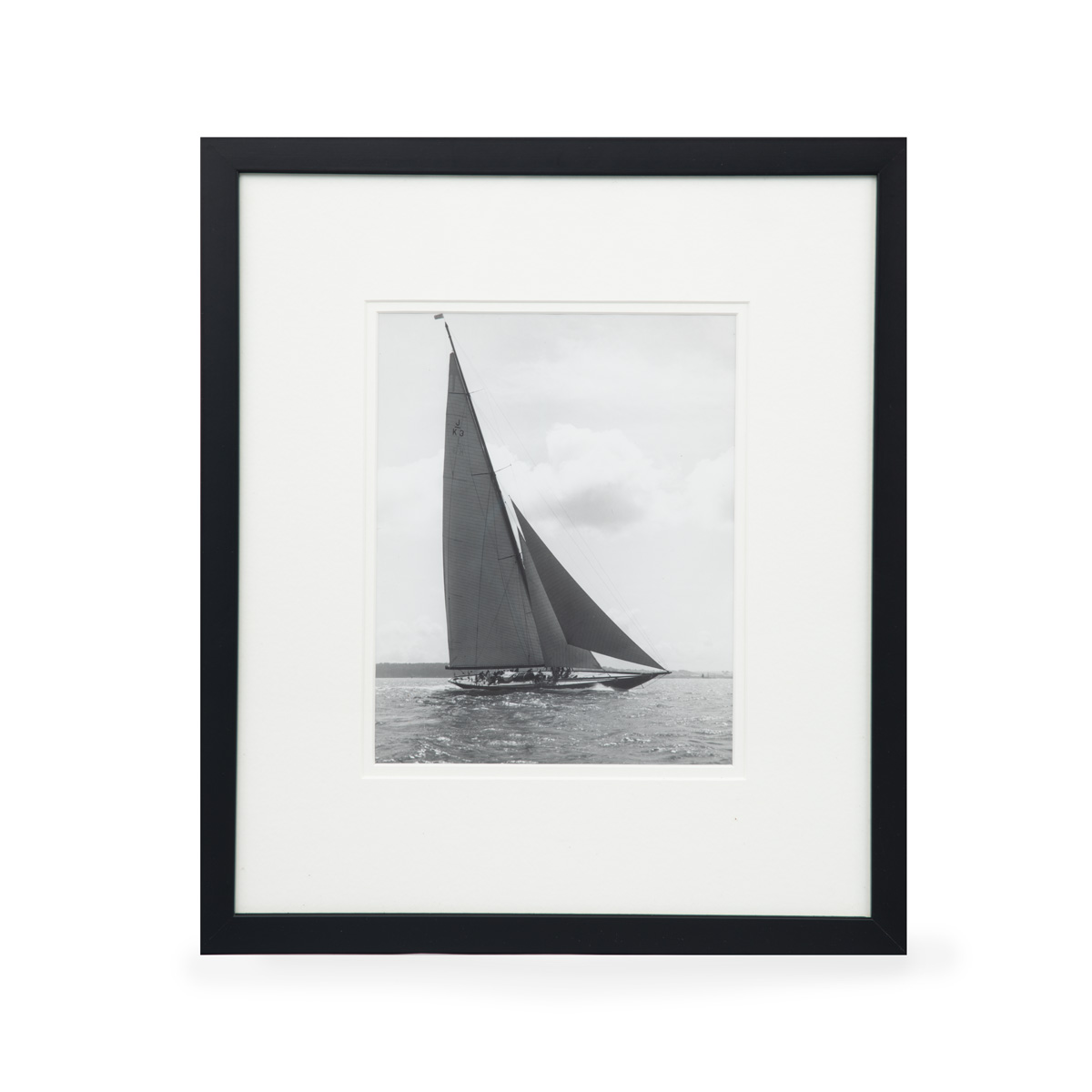 Shamrock 1927 powered up on piers tack gelatin print by Kirk and sons ...