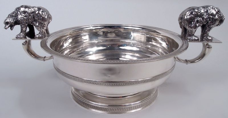 Lebolt Chicago Classical Sterling Silver Bear Bowl | Barnebys