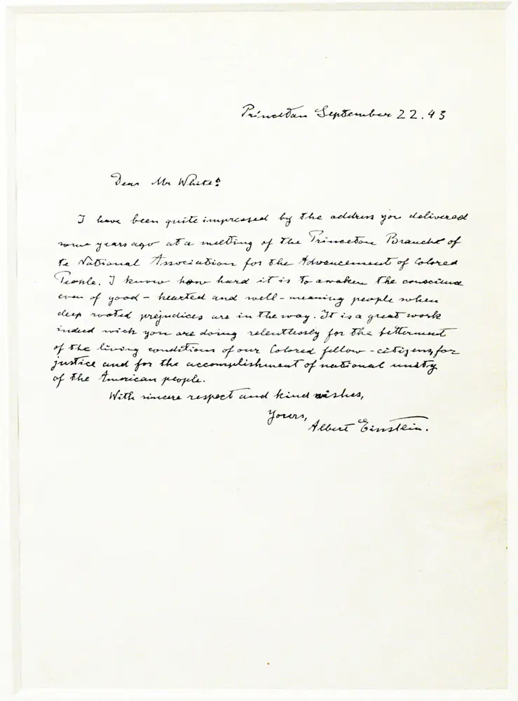 Autograph Letter Signed [ALS] Denouncing Racial Segregation | Barnebys