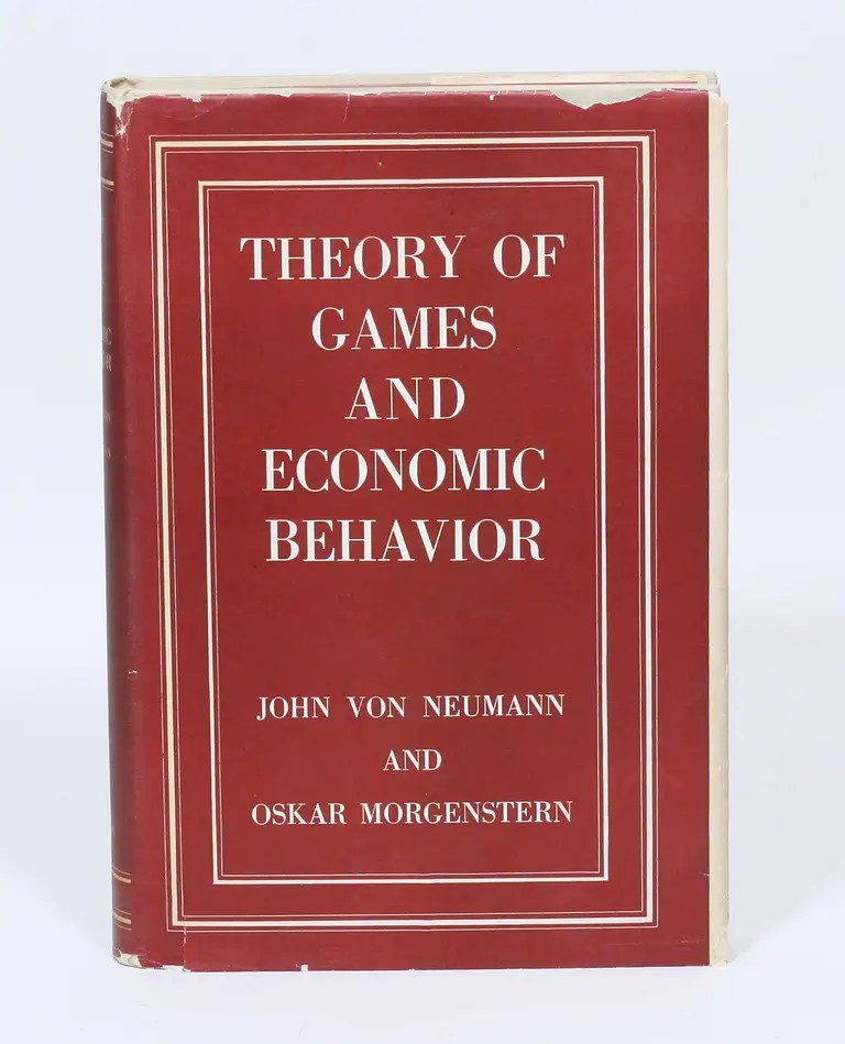 Theory of Games and Economic Behavior - VON NEUMANN, JOHN; MORGENSTERN ...