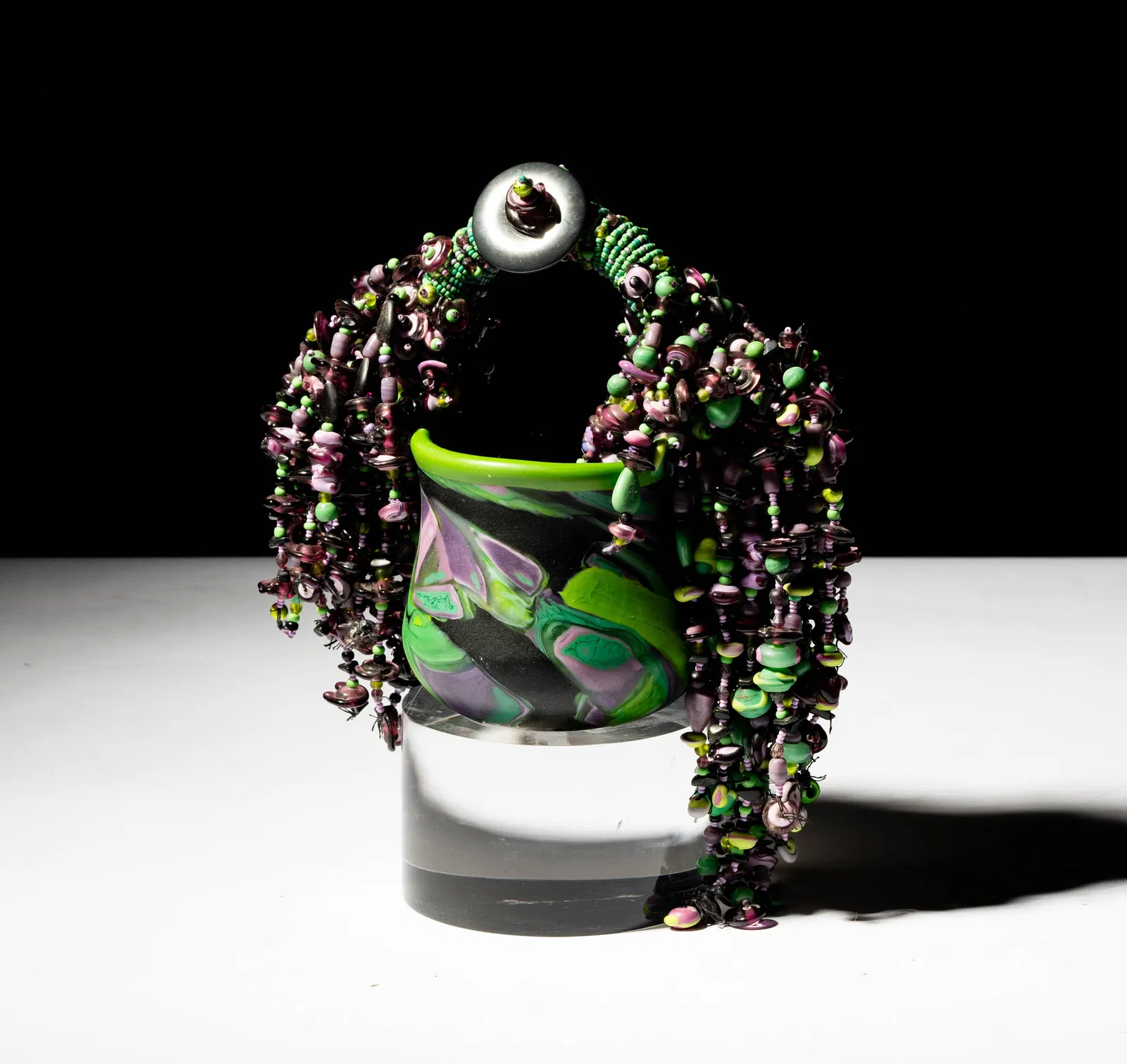 Robert Honyaktewa Hopi Sterling Kokopelli Overlay Cuff | Barnebys